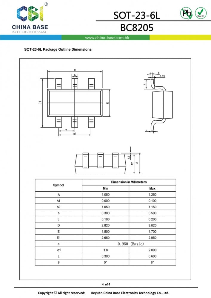 BC8205 datasheet page 4
