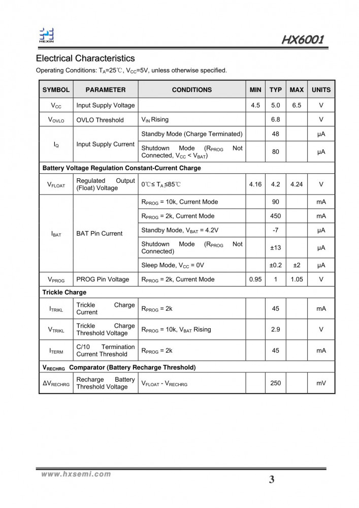 HX6001-NEC datasheet page 3