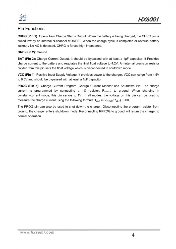 HX6001-NEC datasheet page 4