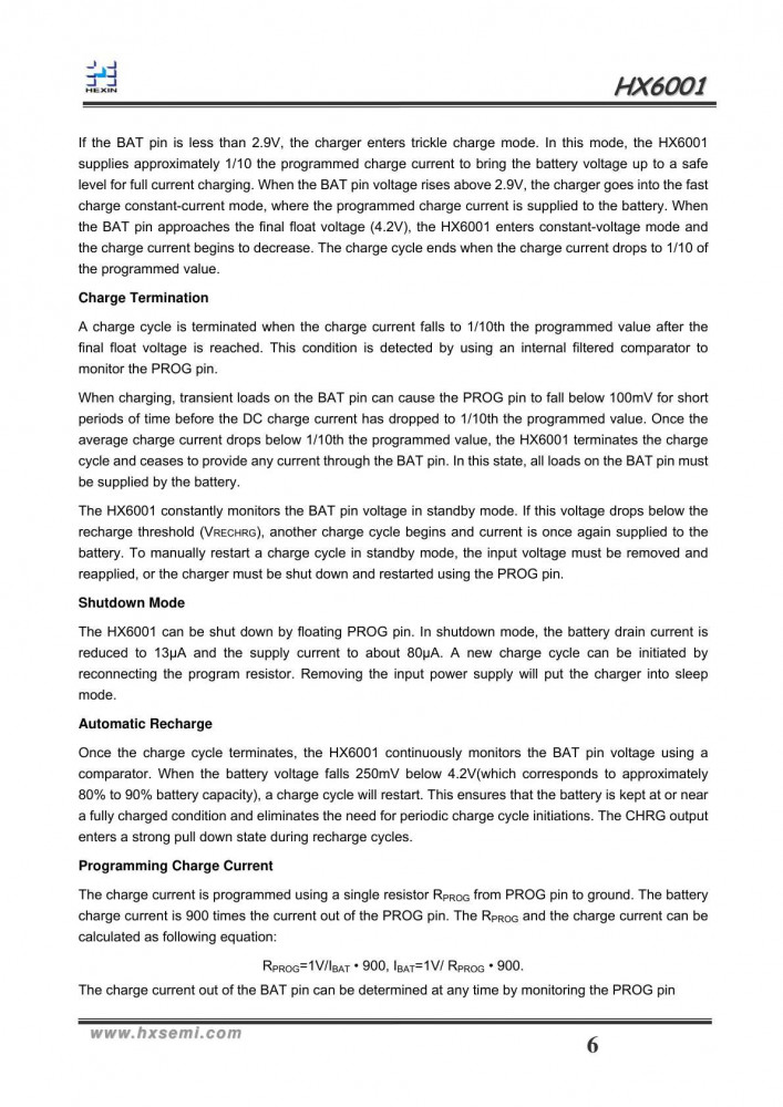 HX6001-NEC datasheet page 6