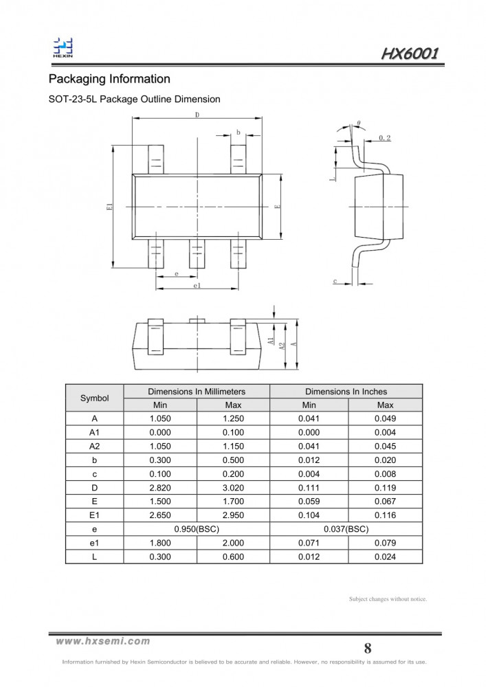 HX6001-NEC datasheet page 8