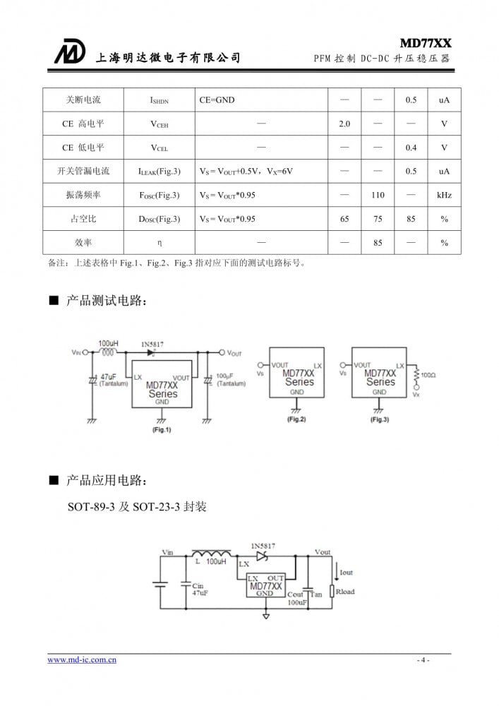 MD7733 datasheet page 4