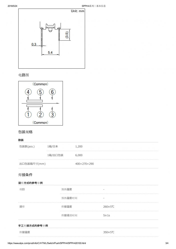 SPPH420100 terminal configuration