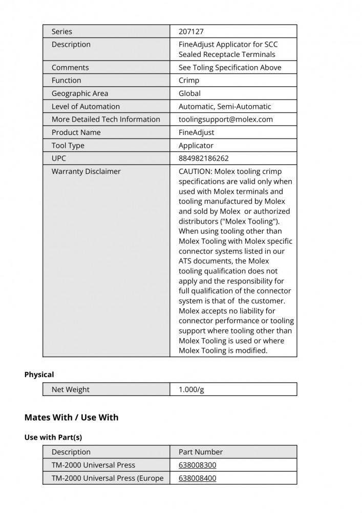 Product document page 2