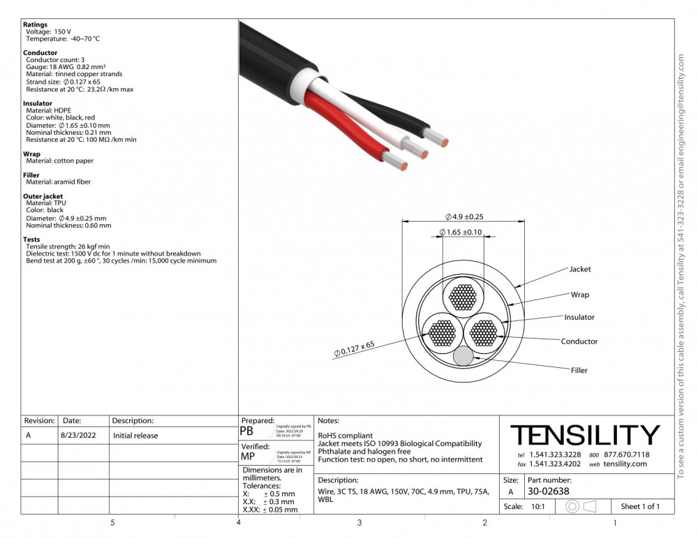 30-02638 product drawing and specification sheet