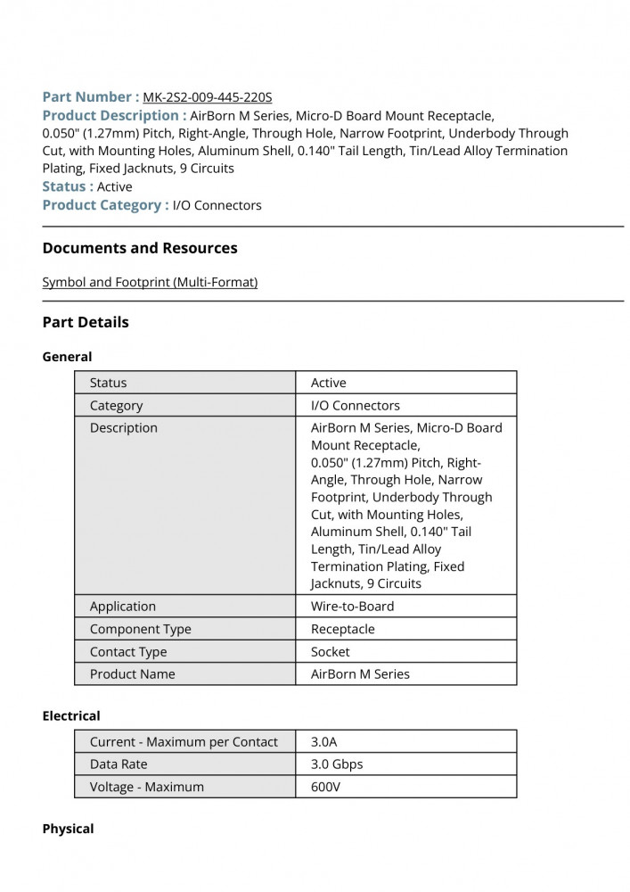 Technical document preview, page 1