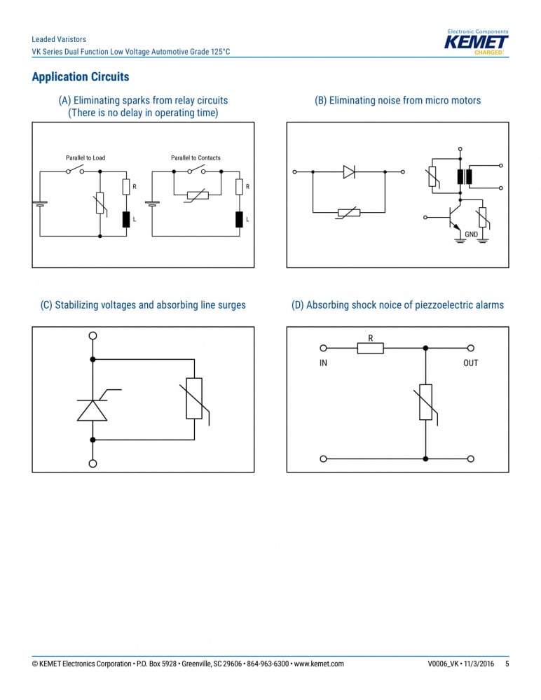 KEMET VK series datasheet page 5