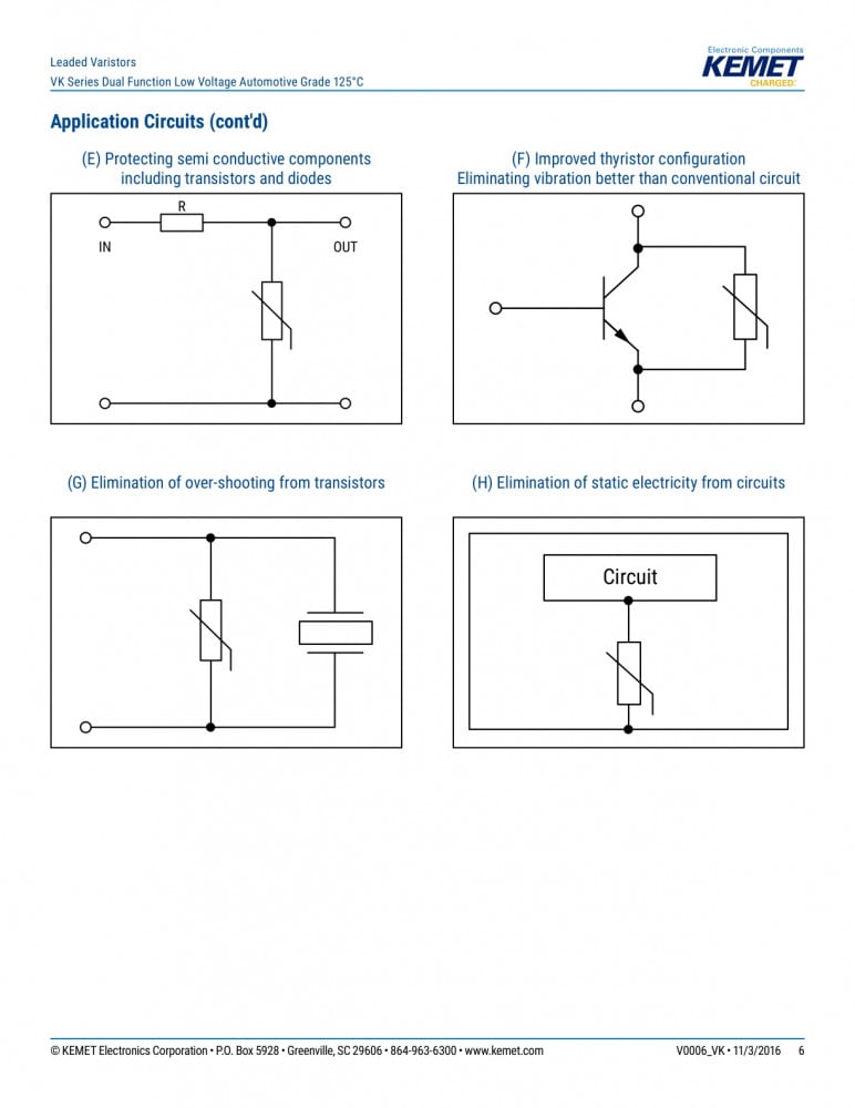 KEMET VK series datasheet page 6