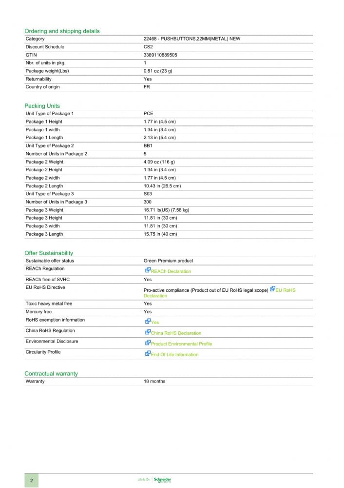 ZB4BV03 technical document page 2