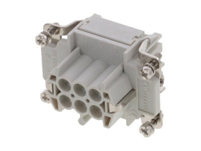 Heavy-Duty Crimp Contact Insert, Female, 6-Pole, 16A, for Crimp Contacts,  Size 6B «44x27» for sale