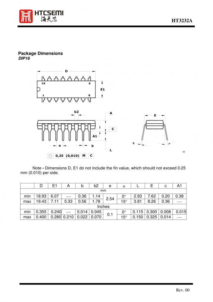 HT3232ARZ datasheet page 8