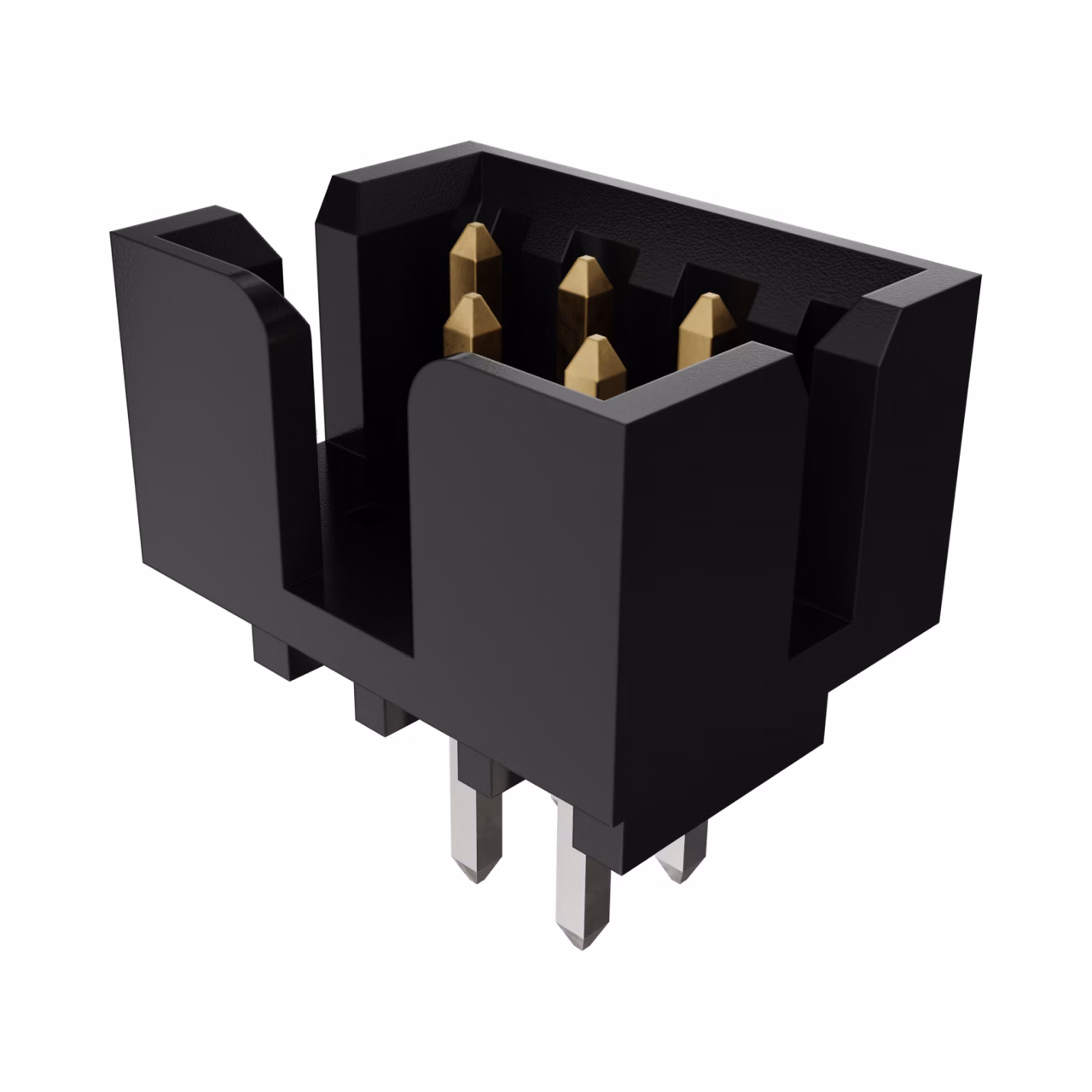2.00mm Pitch, Milli-Grid PCB Header, Dual Row, Vertical, Through Hole, Shrouded, 6 Circuits, Circuit 1 Voided, 0.38µm Gold (Au) Plating, 2.50mm Tail Length, Dual Side Slots, Center Polarization, Tube for sale