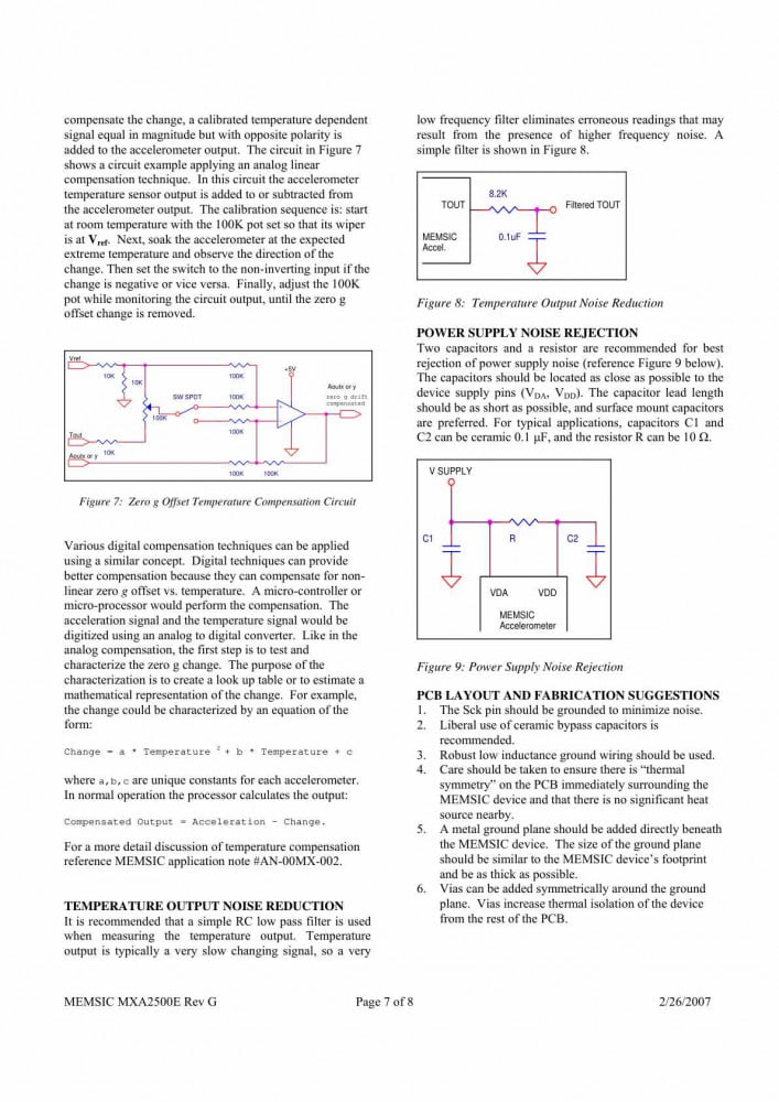 MXA2500EL datasheet page 7