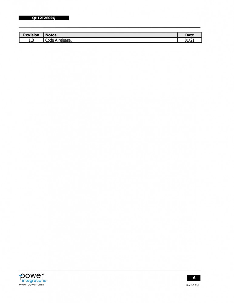 QH12TZ600Q datasheet page 6