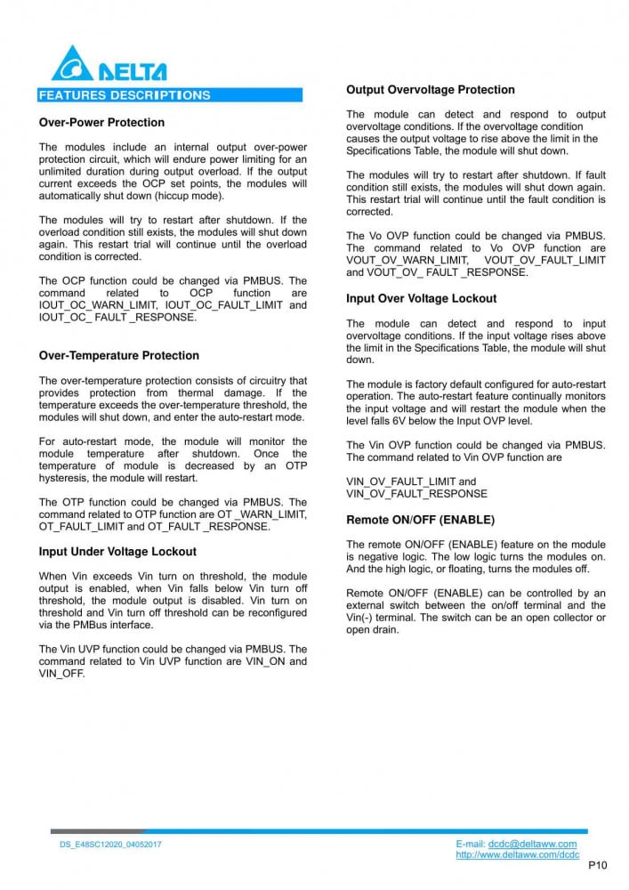E48SC12020NRFA datasheet page 10