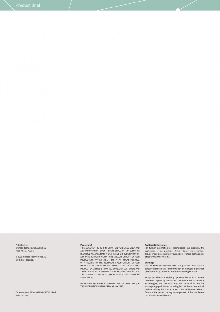 Infineon XMC Link product brief page 2