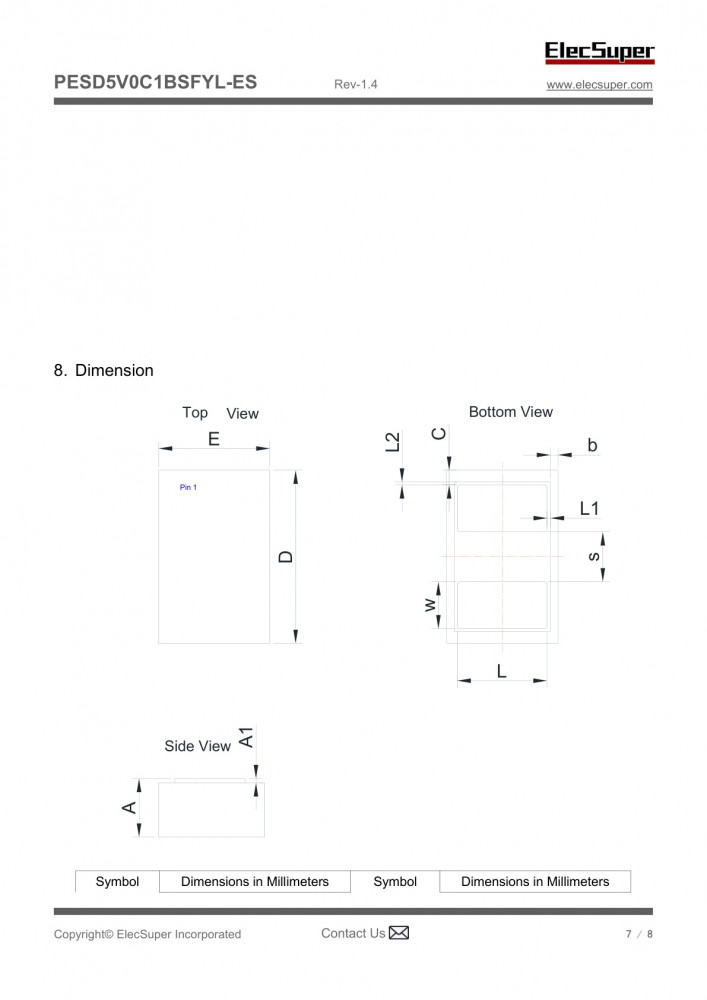 PESD5V0C1BSFYL-ES datasheet page 7
