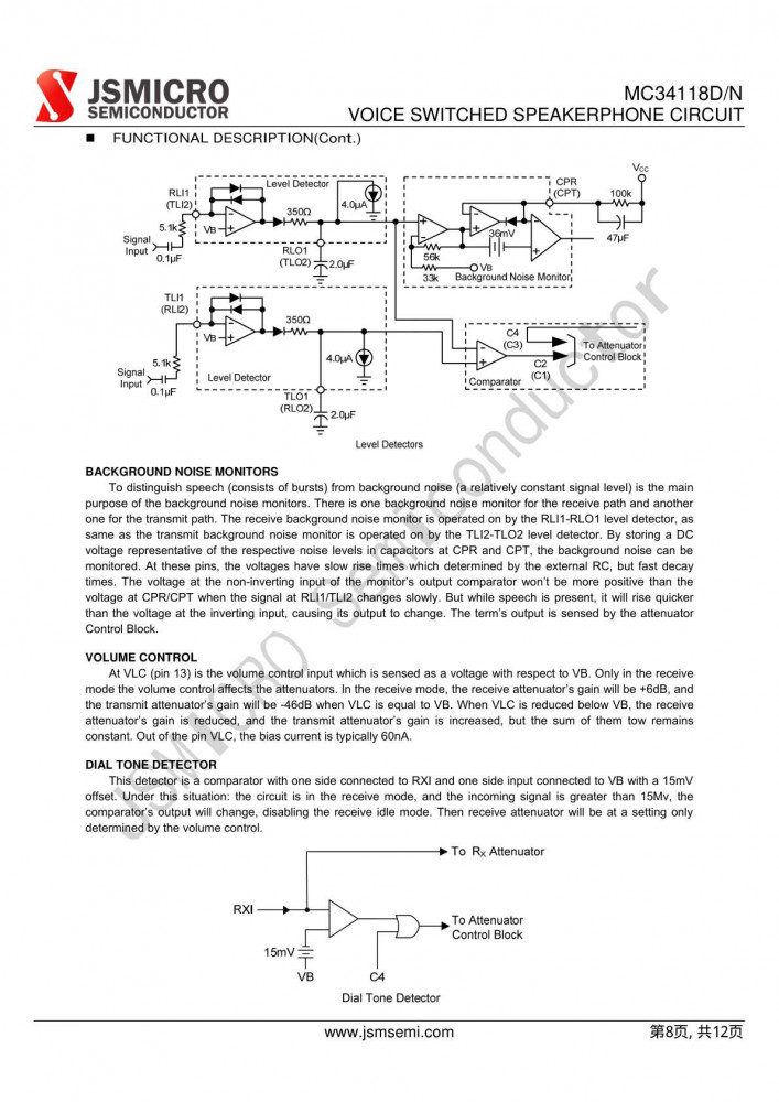 MC34118D datasheet page 8