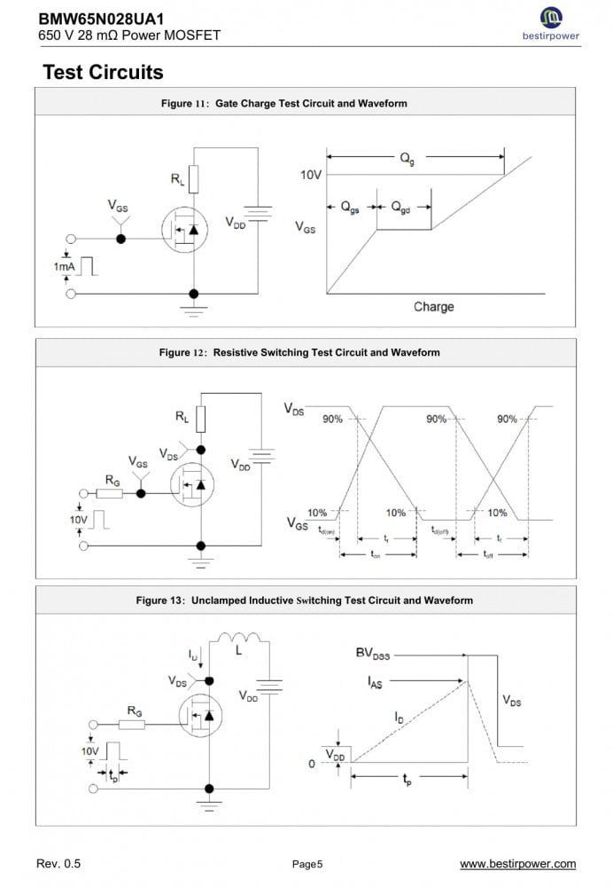 BMW65N028UA1 datasheet page 5