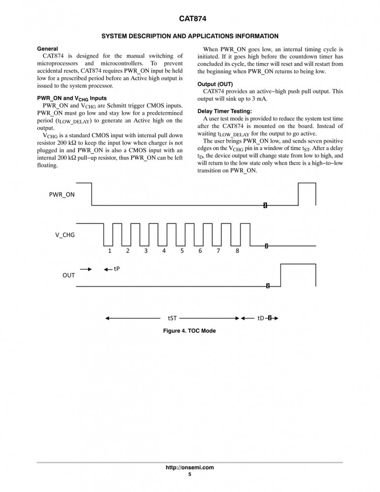 CAT874 datasheet page 5