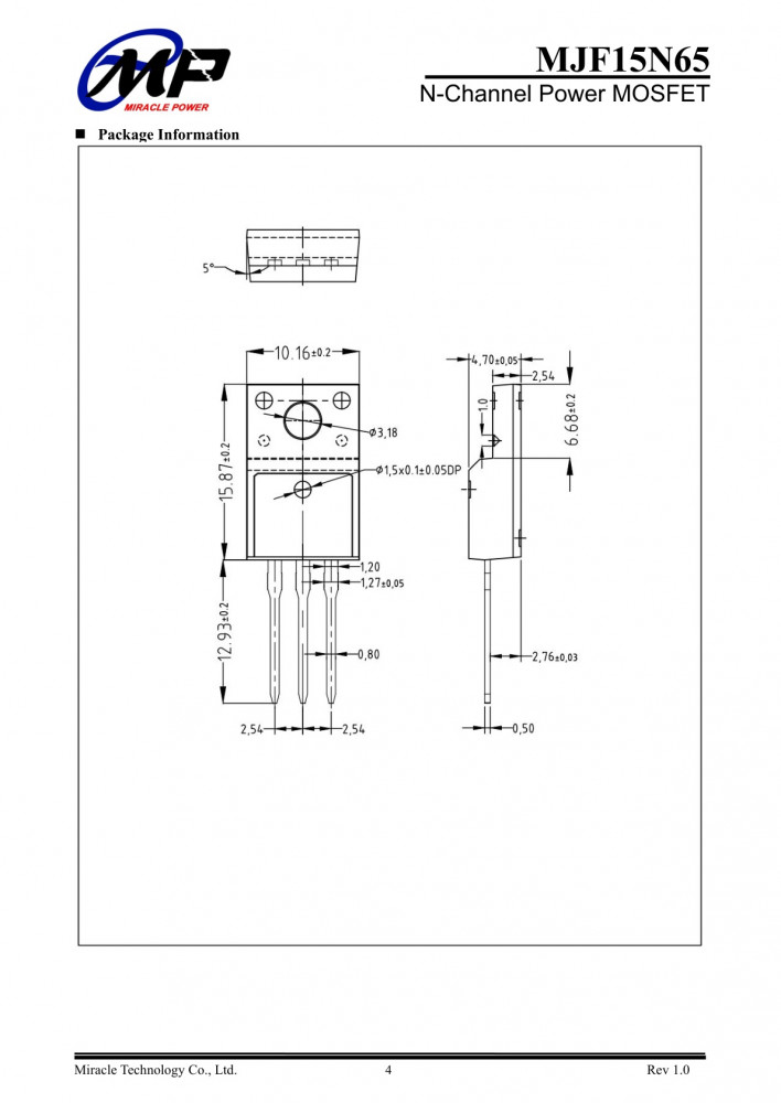 MJF15N65 datasheet page 4