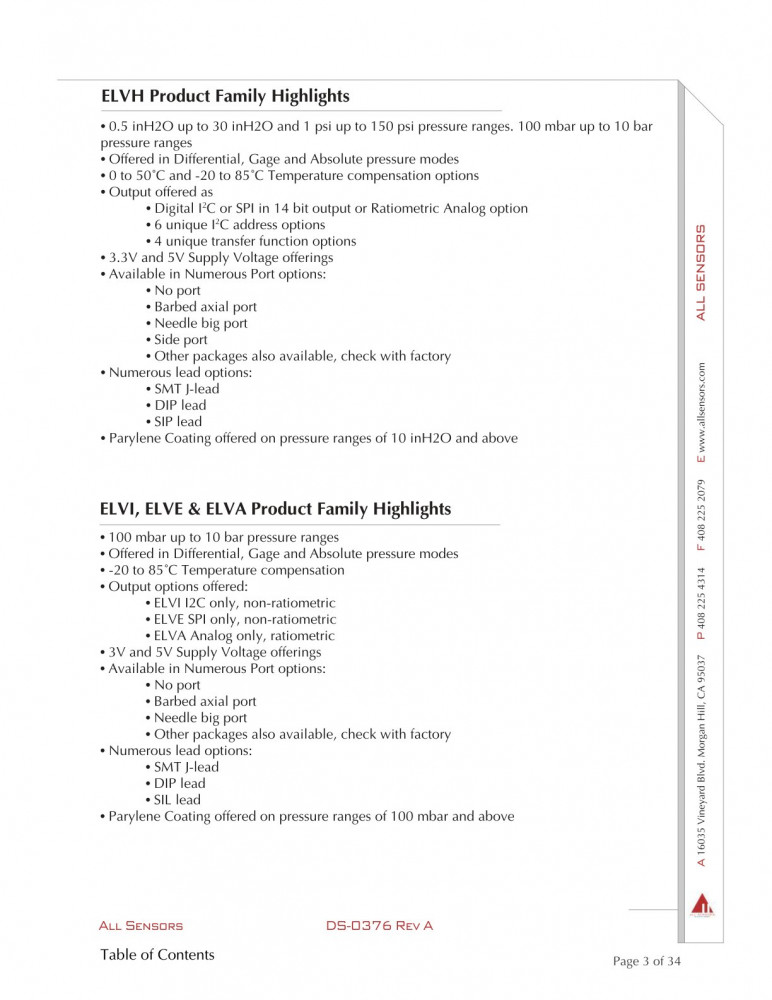 ELVH datasheet page 3
