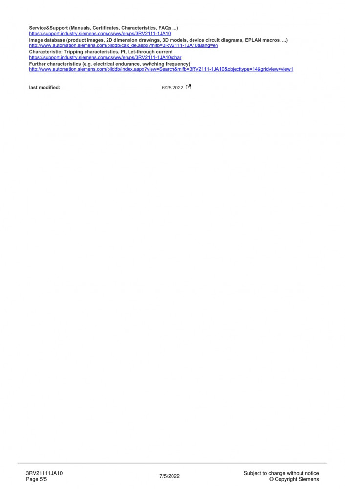 3RV21111JA10 datasheet page 5