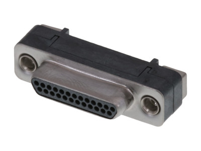 1.27mm Pitch Commercial Micro-D Panel Mount Header, 25 Circuits for sale
