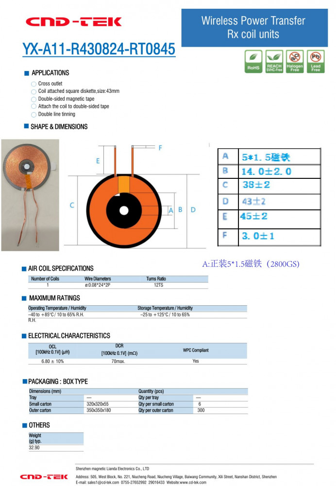 YX-A11-R430824-RT0845 technical document