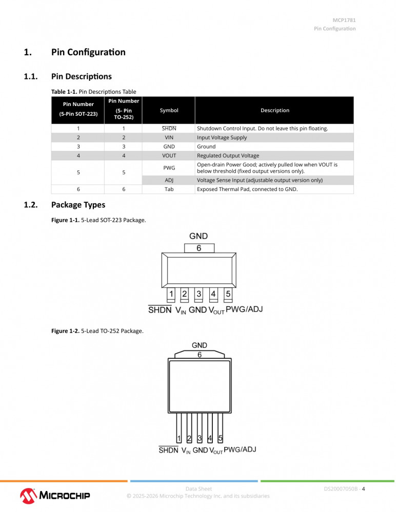 MCP1781 document page 4