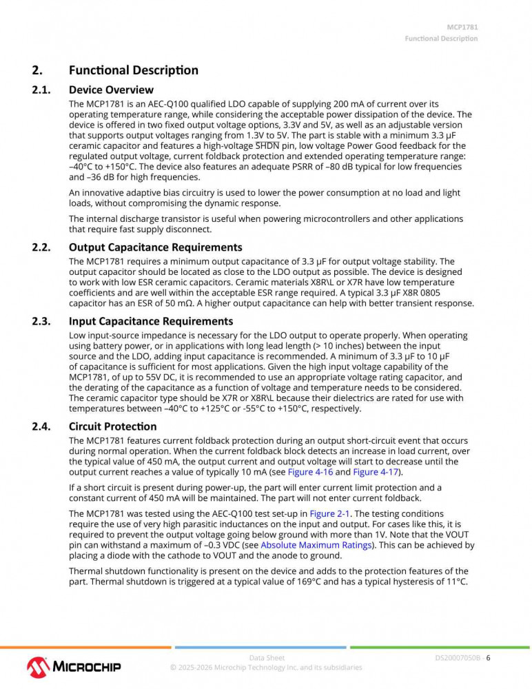 MCP1781 document page 6