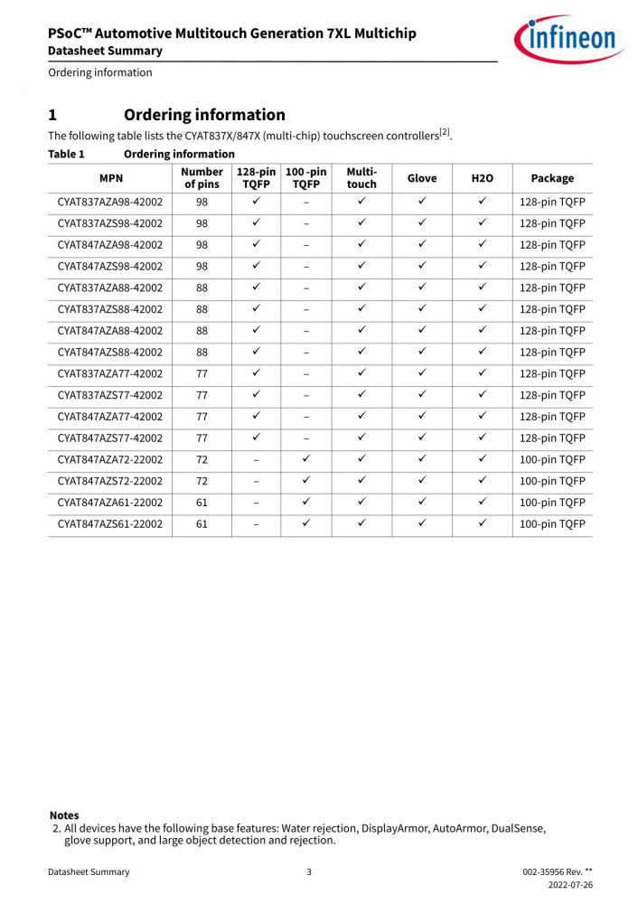 CYAT847AZS61-22002 datasheet page 3