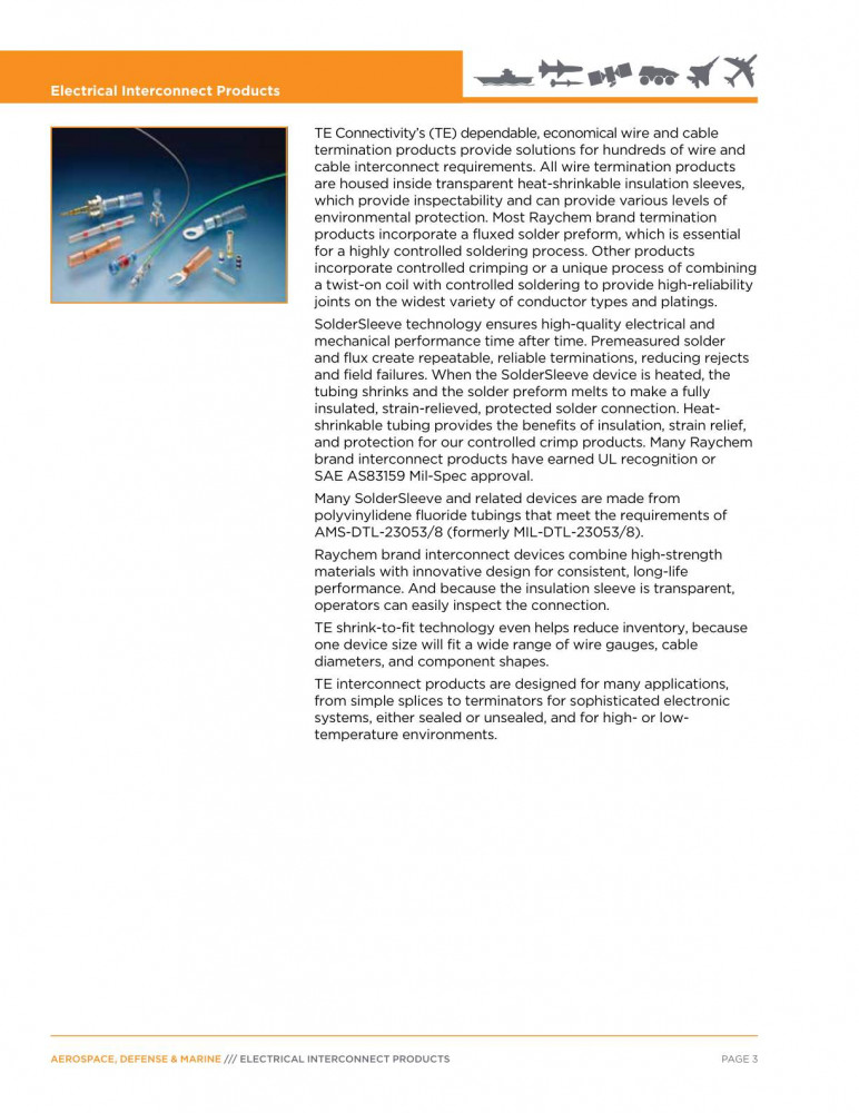 Raychem electrical interconnect document page 3