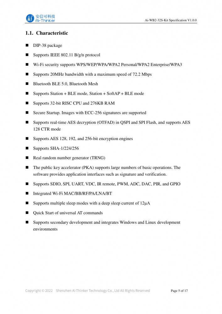 Ai-WB2-32S-KIT document page 5