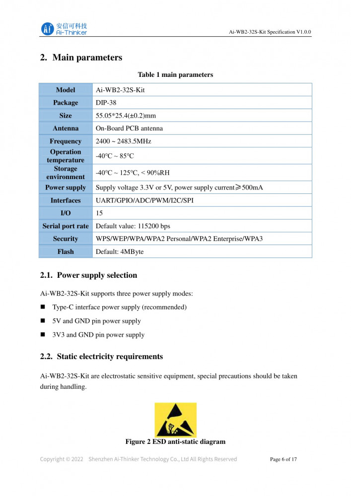 Ai-WB2-32S-KIT document page 6
