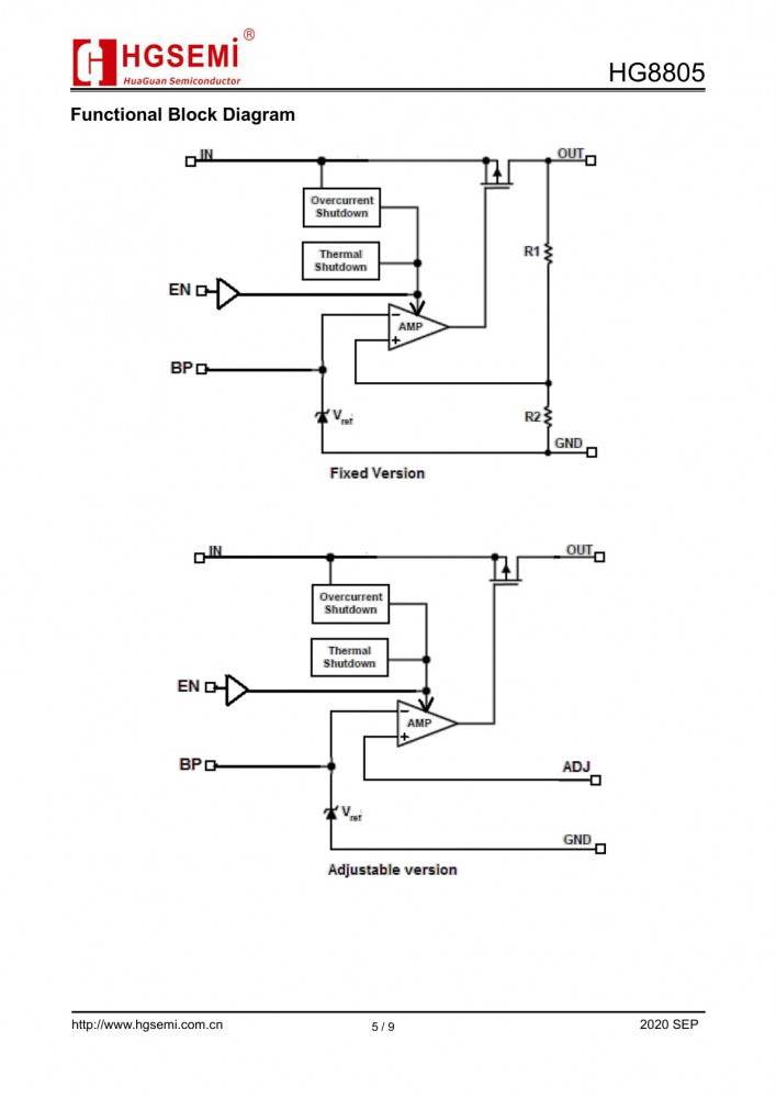 HG8805M5/TR datasheet page 5