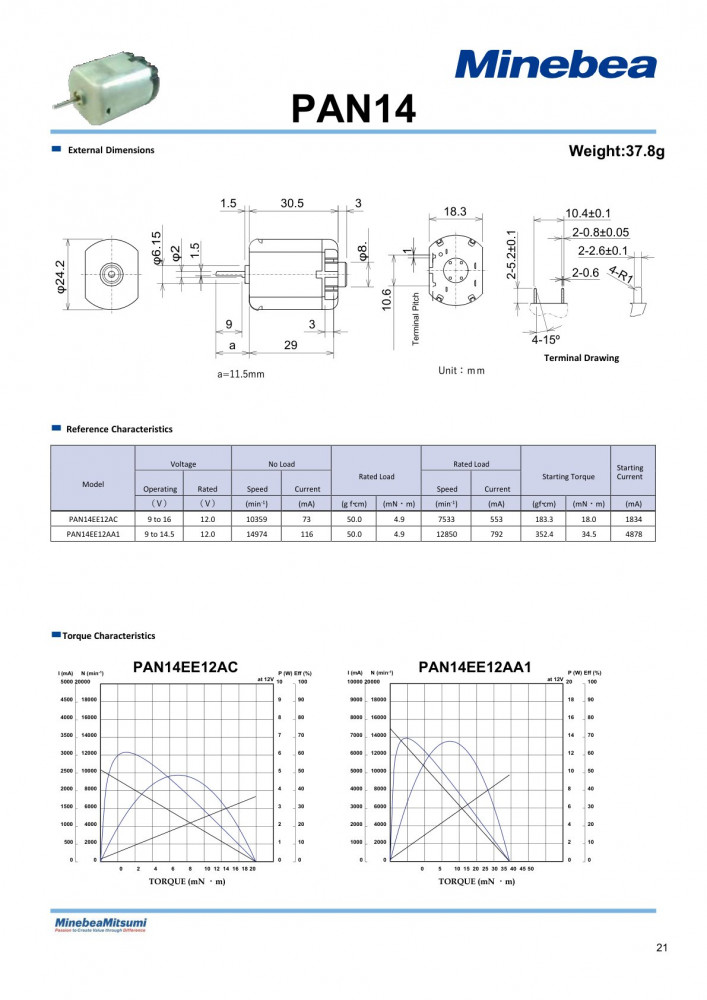 Technical document page associated with the product listing