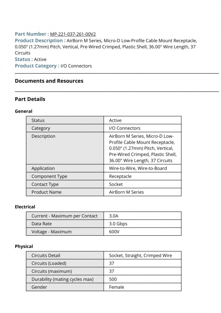 MP-221-037-261-00V2 technical document image 1