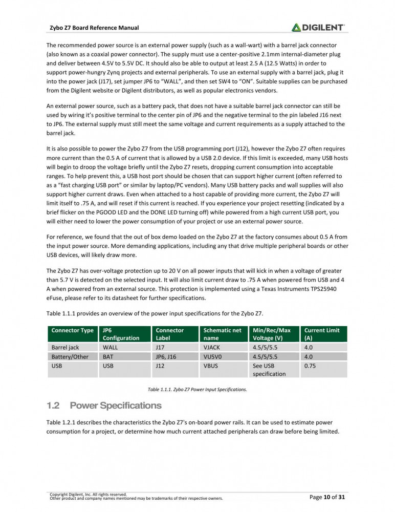 Technical document page 10