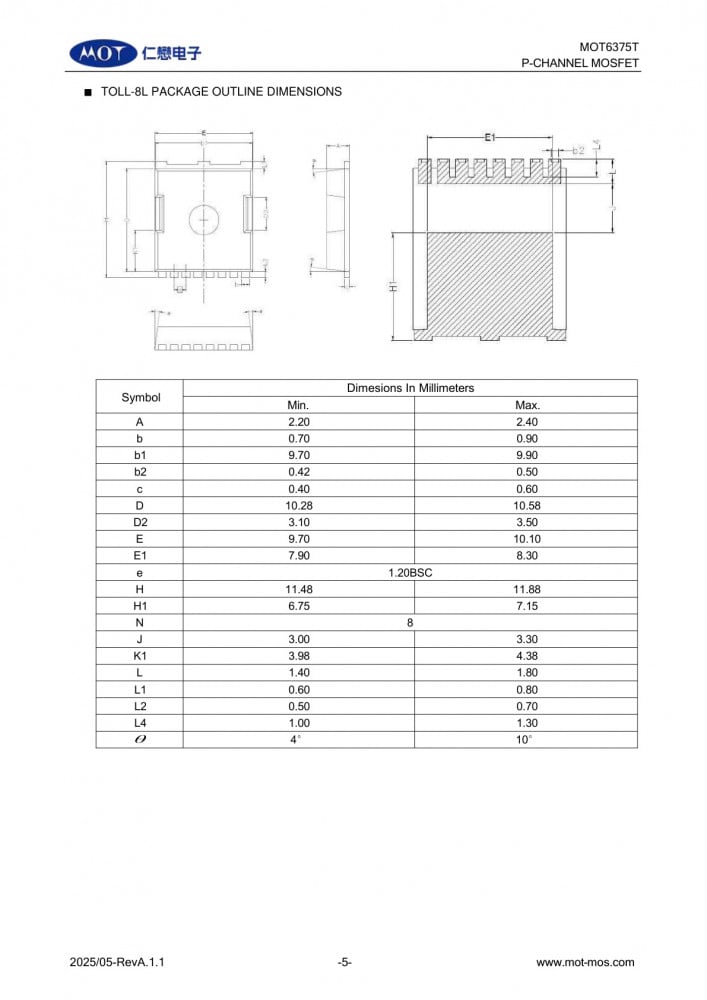 MOT6375T datasheet page 5