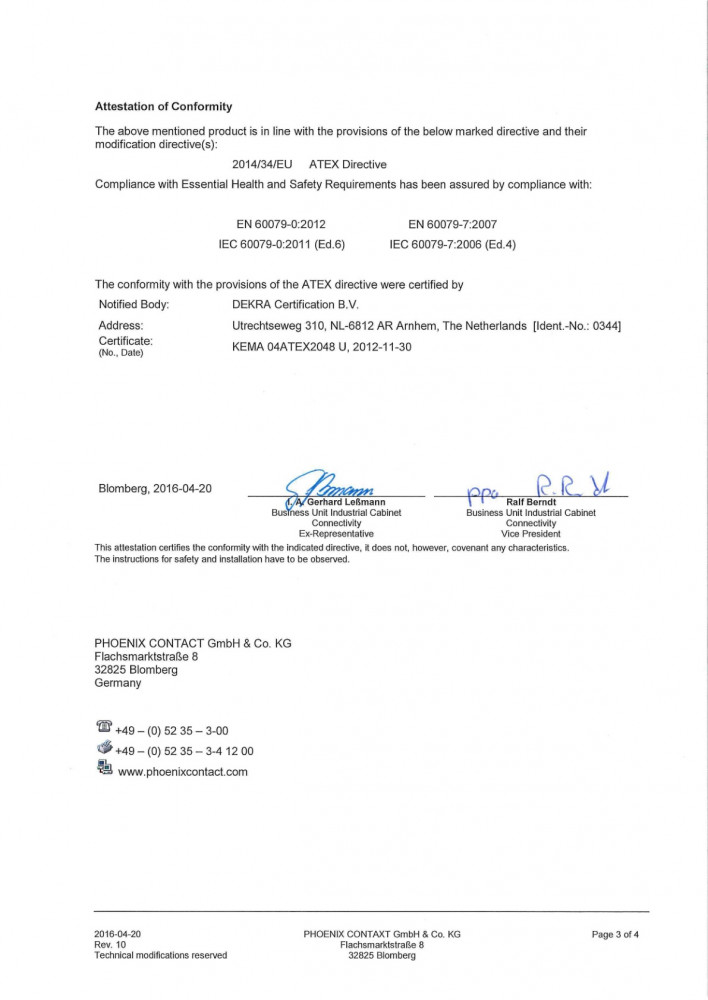 Phoenix Contact UT 4 3044102 technical document page 3
