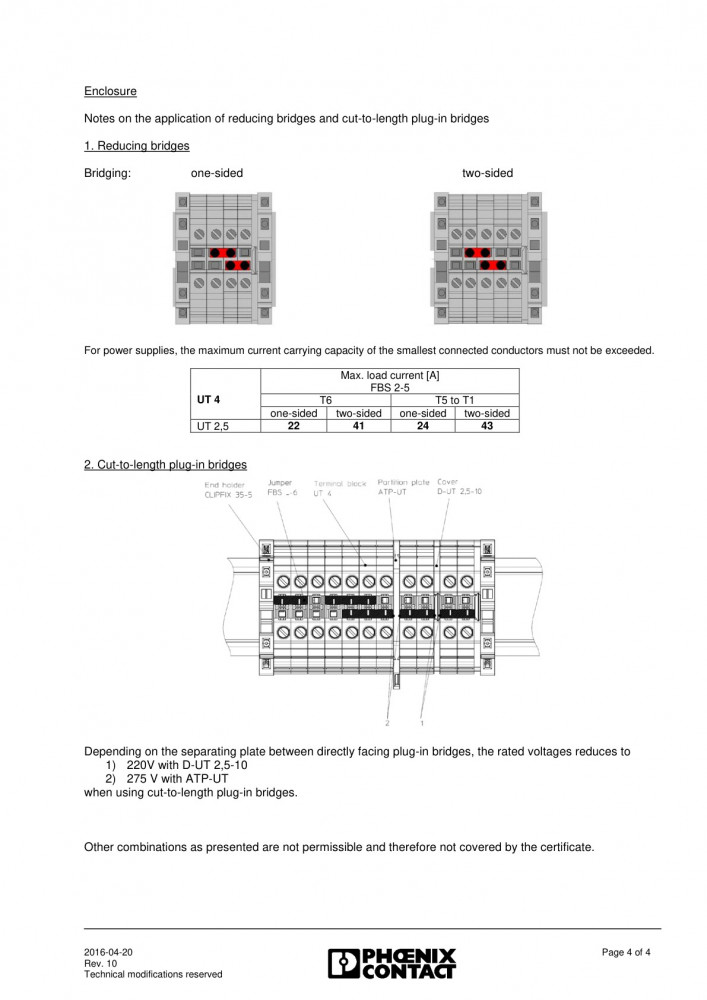 Phoenix Contact UT 4 3044102 technical document page 4