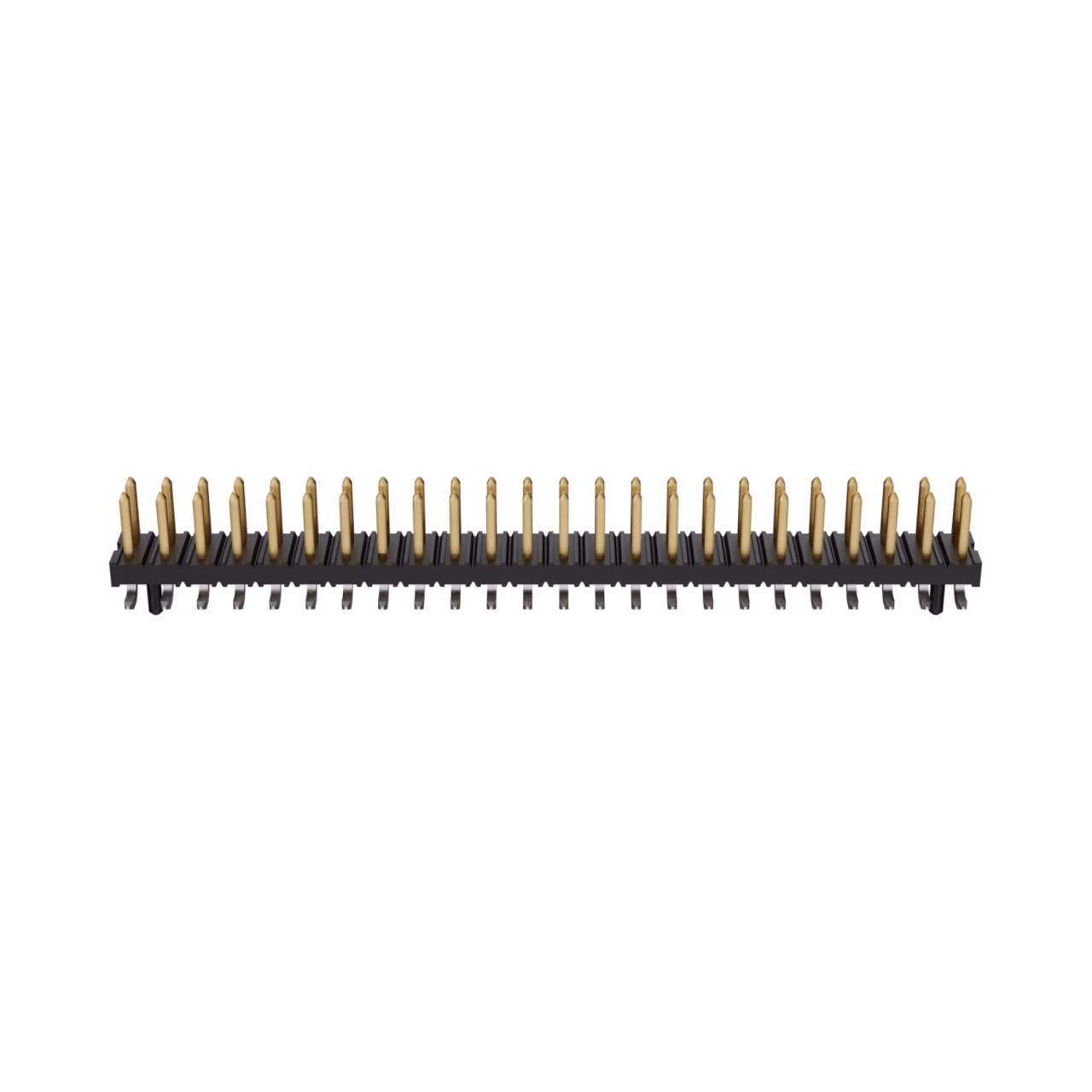 Milli-Grid Header, Vertical, Surface Mount, 48 Circuits, 0.76µm Gold (Au) Plating, Mating Pin Length 3.80mm, with Pegs, Tube, Lead-Free for sale