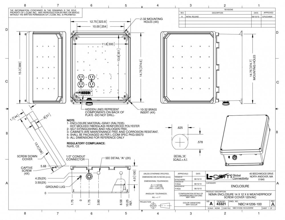 L-com NBC141206-100 technical document