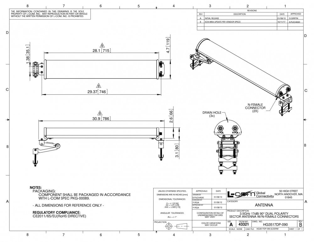 HG3517DP-090 technical document preview