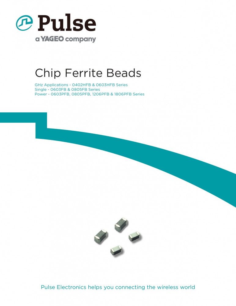 PULSE ferrite bead datasheet page 1