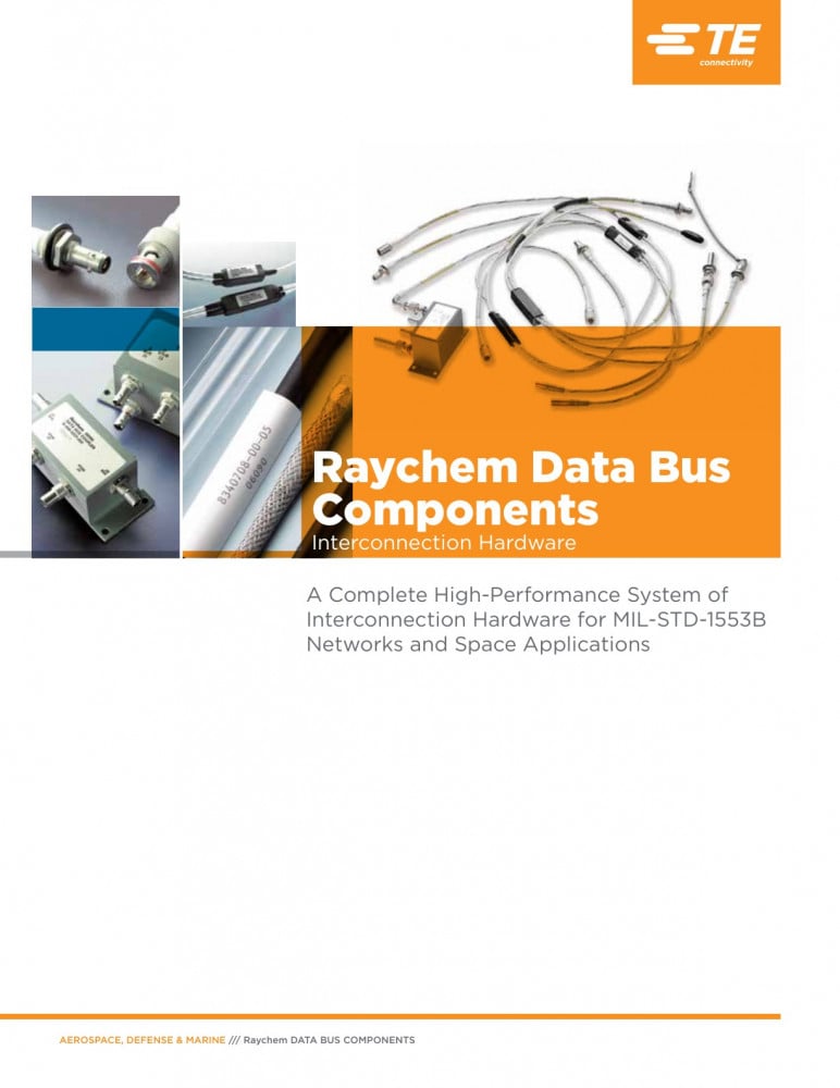 TE Raychem data bus components document page 1
