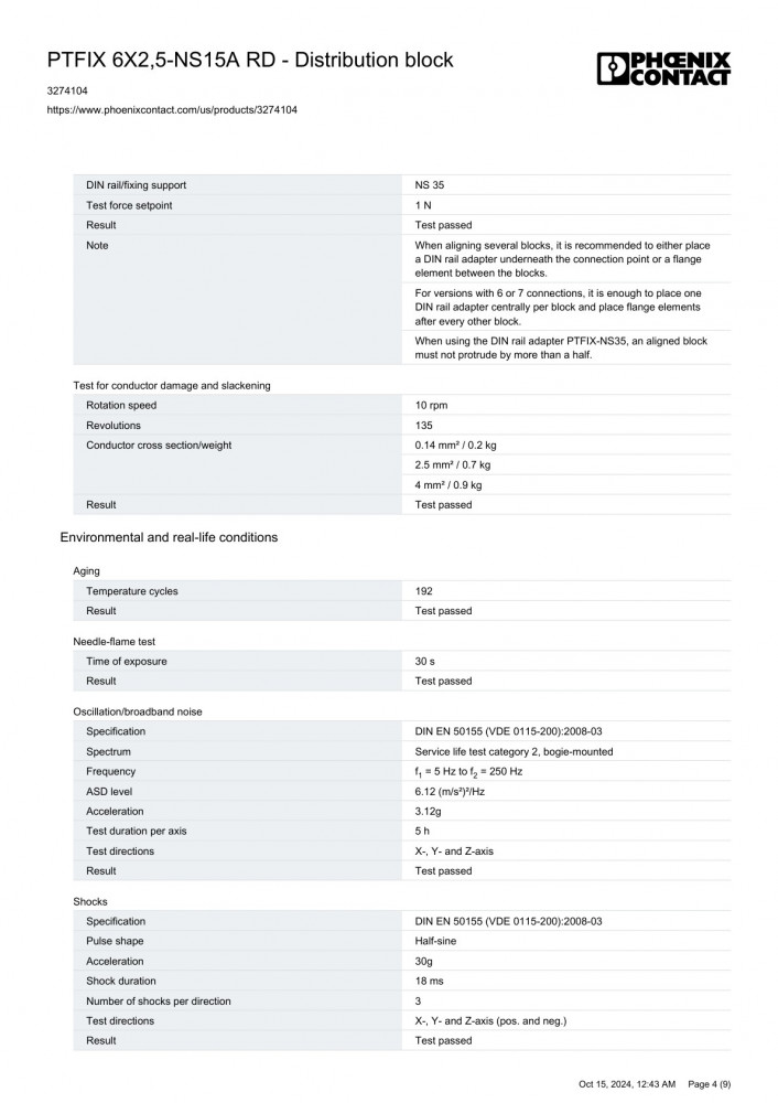 Phoenix Contact 3274104 technical document page 4