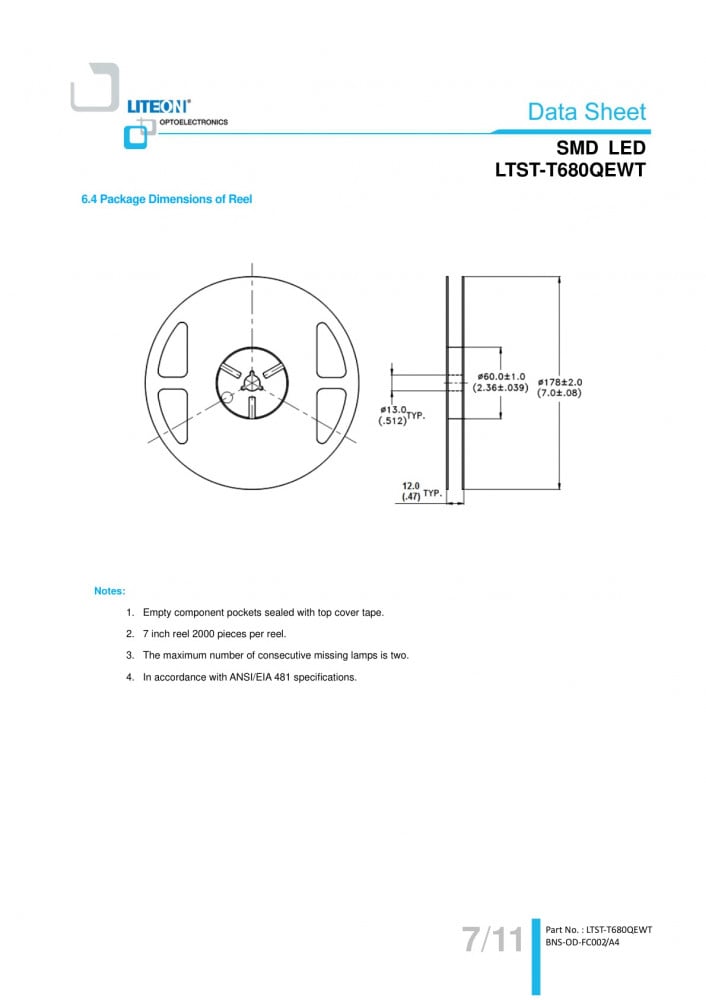 LTST-T680QEWT datasheet page 8