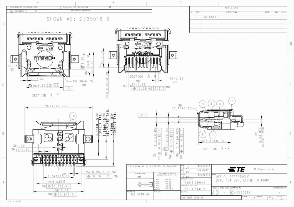 TE Connectivity 1-2295018-2 document page 2